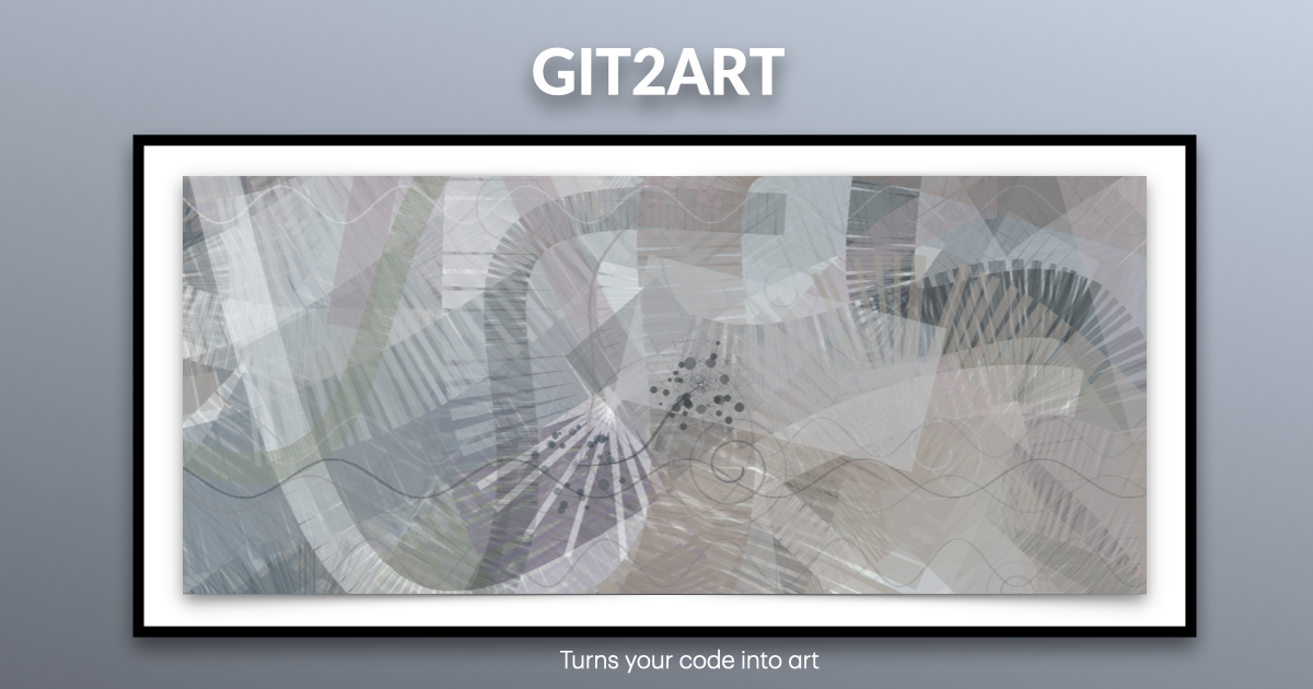 Git2Art - Transform Your Code into Beautiful Abstract Art